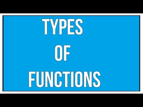 The Different Types Of Functions Video Lecture - CAT