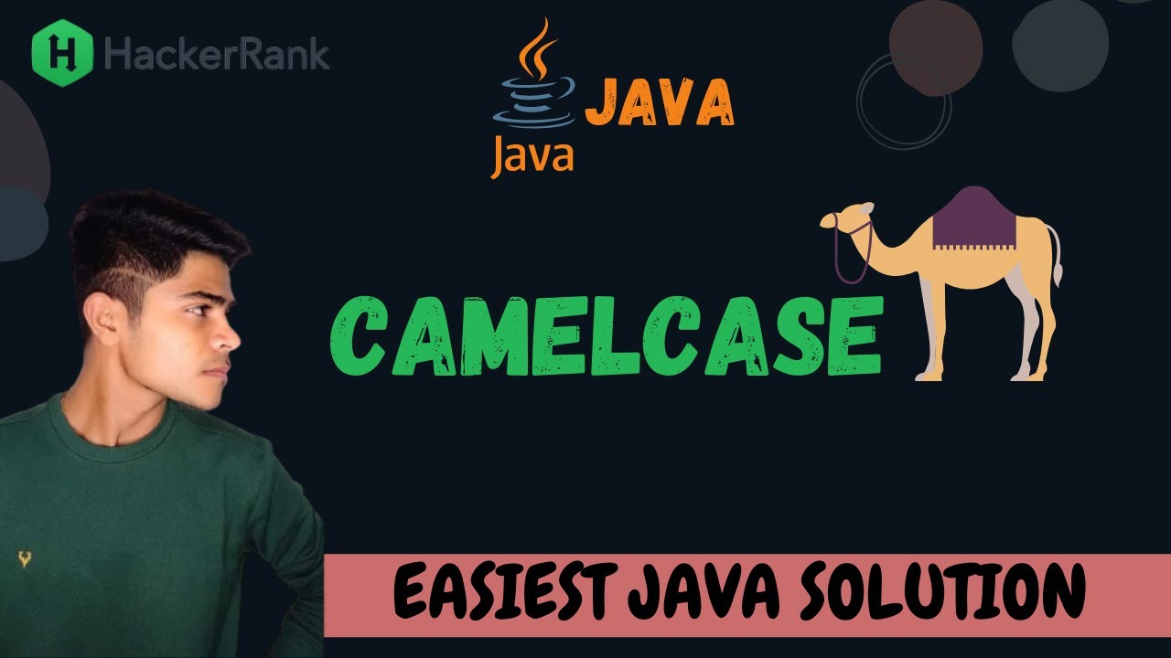 CamelCase! Algorithm Solution in Java | Hackerrank
