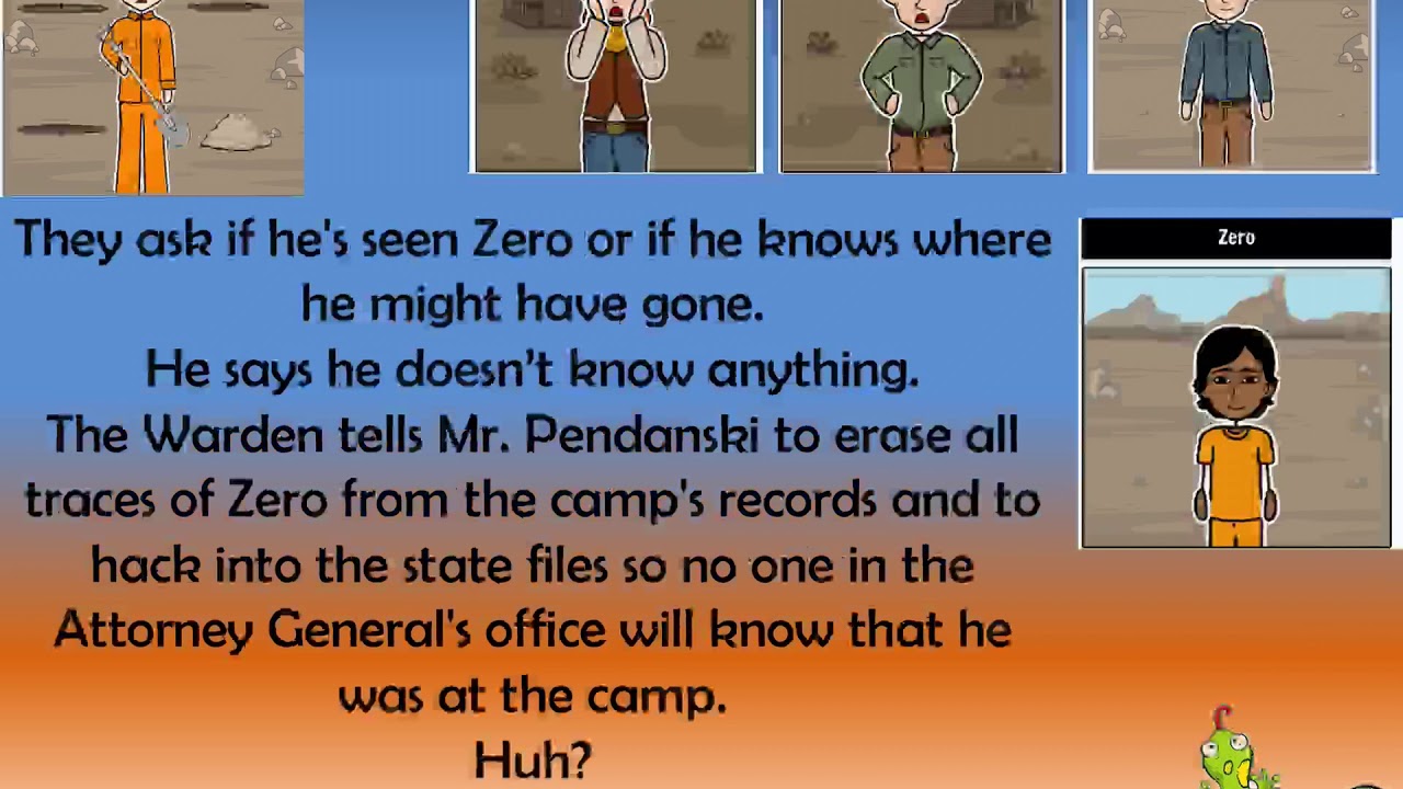 Holes recap Chapters 29 - 34