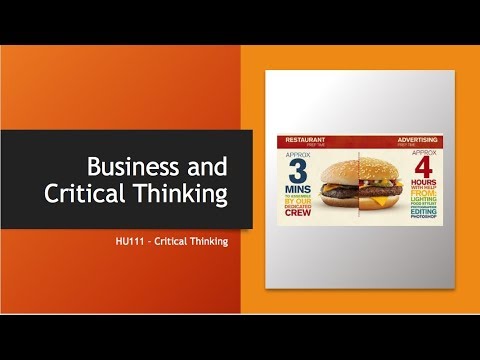 Business and Critical Thinking