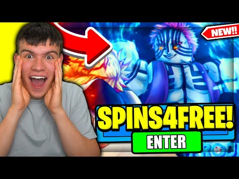 ALL 5 NEW SECRET *FREE SPINS* CODES In Roblox Project Slayers Codes!