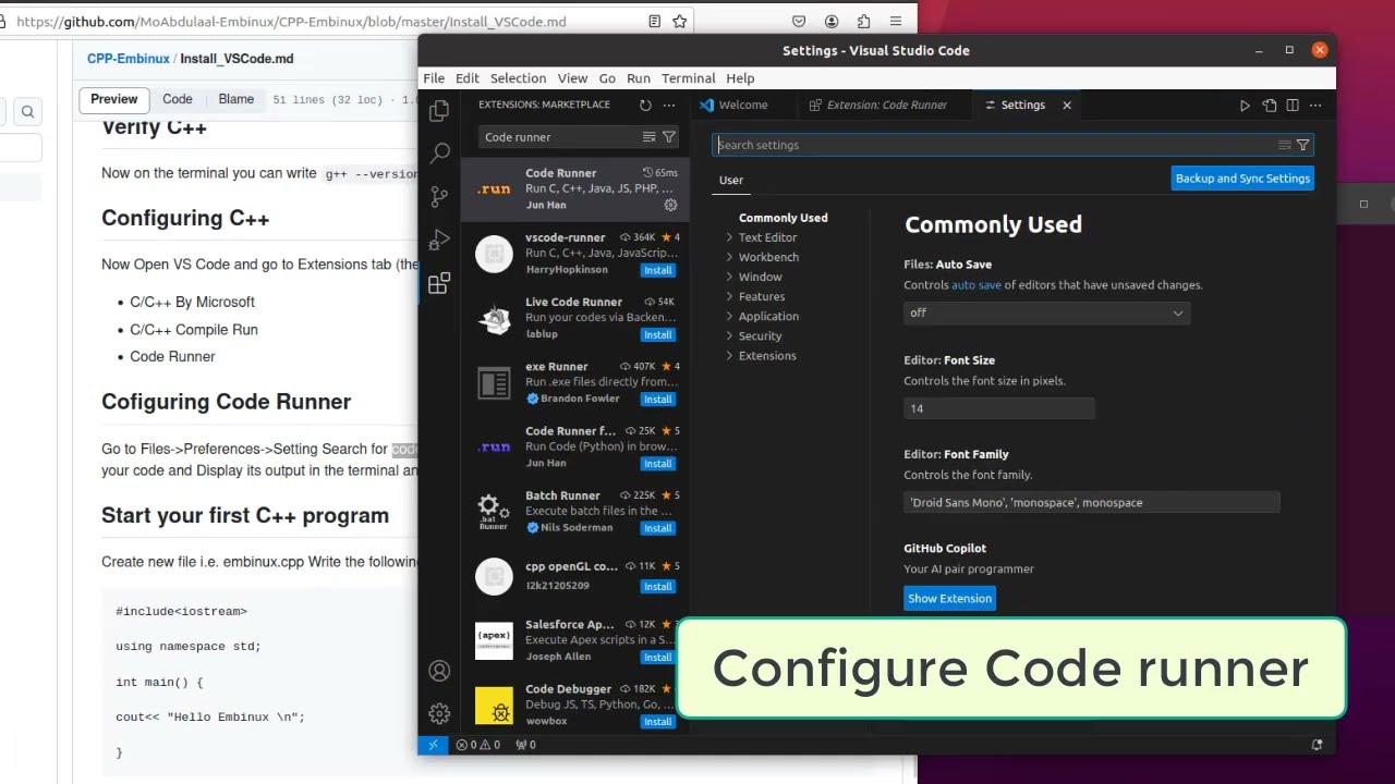 Install Visual Studio Code on Linux (C++11-14-17-20) 2024