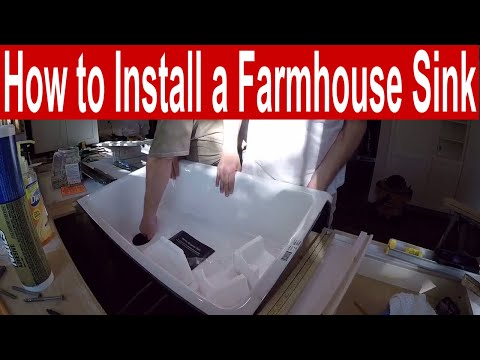 How to Install a Kohler Whitehaven Farmhouse Sink