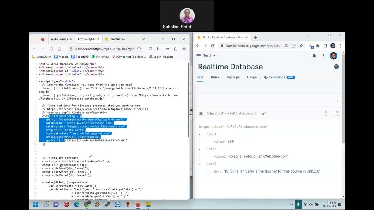 Firebase Websocket Demo
