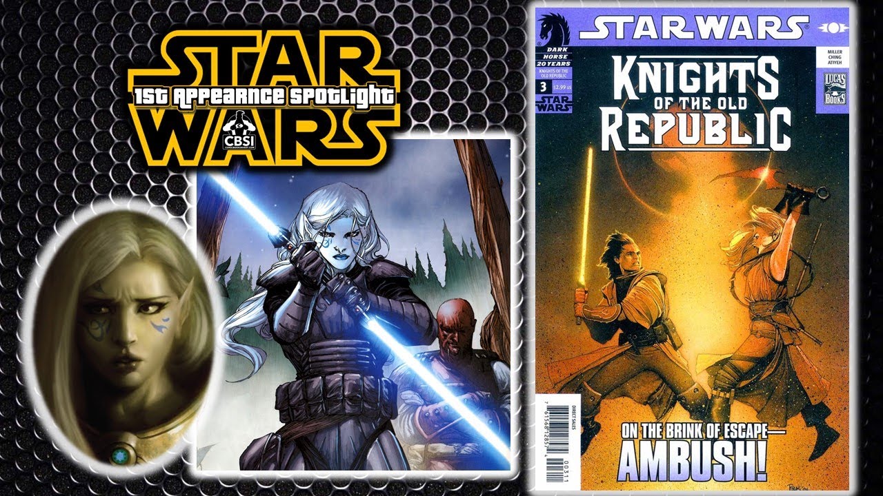 CBSI Star Wars 1st appearance Spotlight 1 | Jedi Academy | Knights of the Old Republic