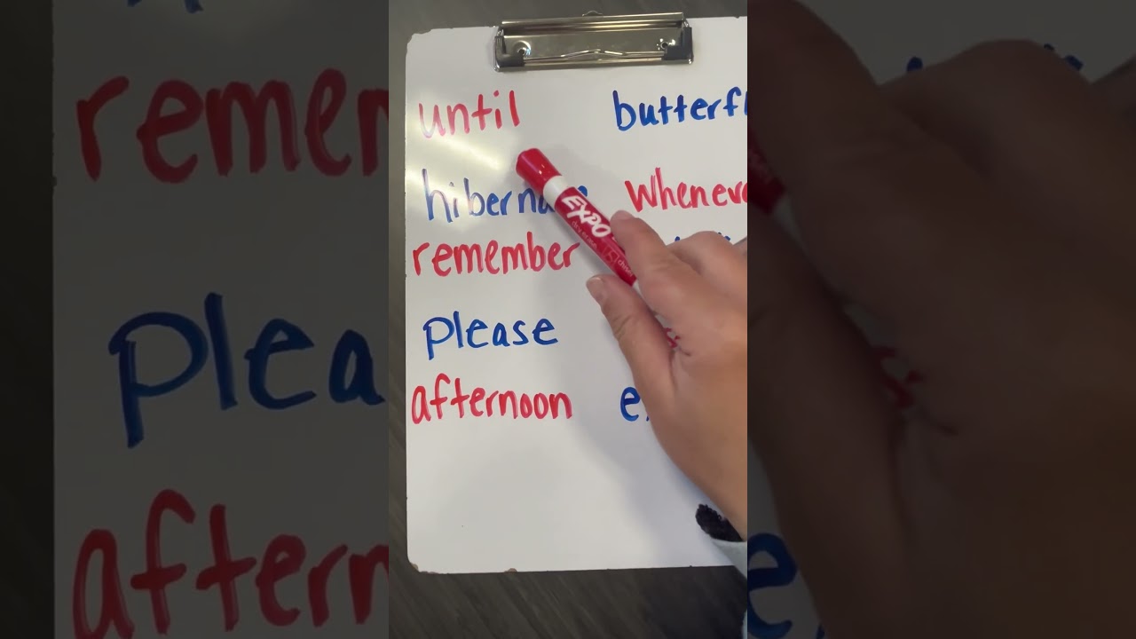 Spelling words week of 5/12/25