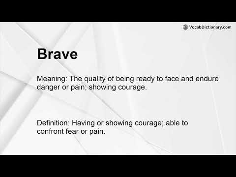 Brave Meaning
