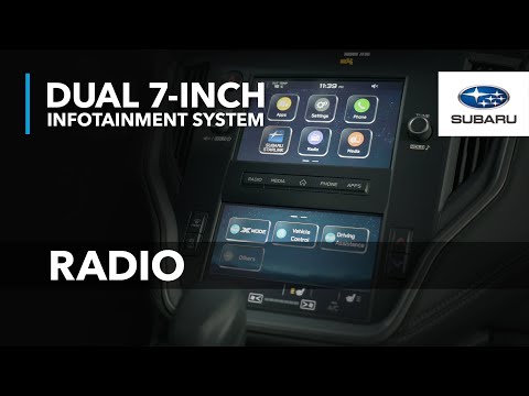 Radio | 2020 Subaru Dual 7-inch Infotainment System