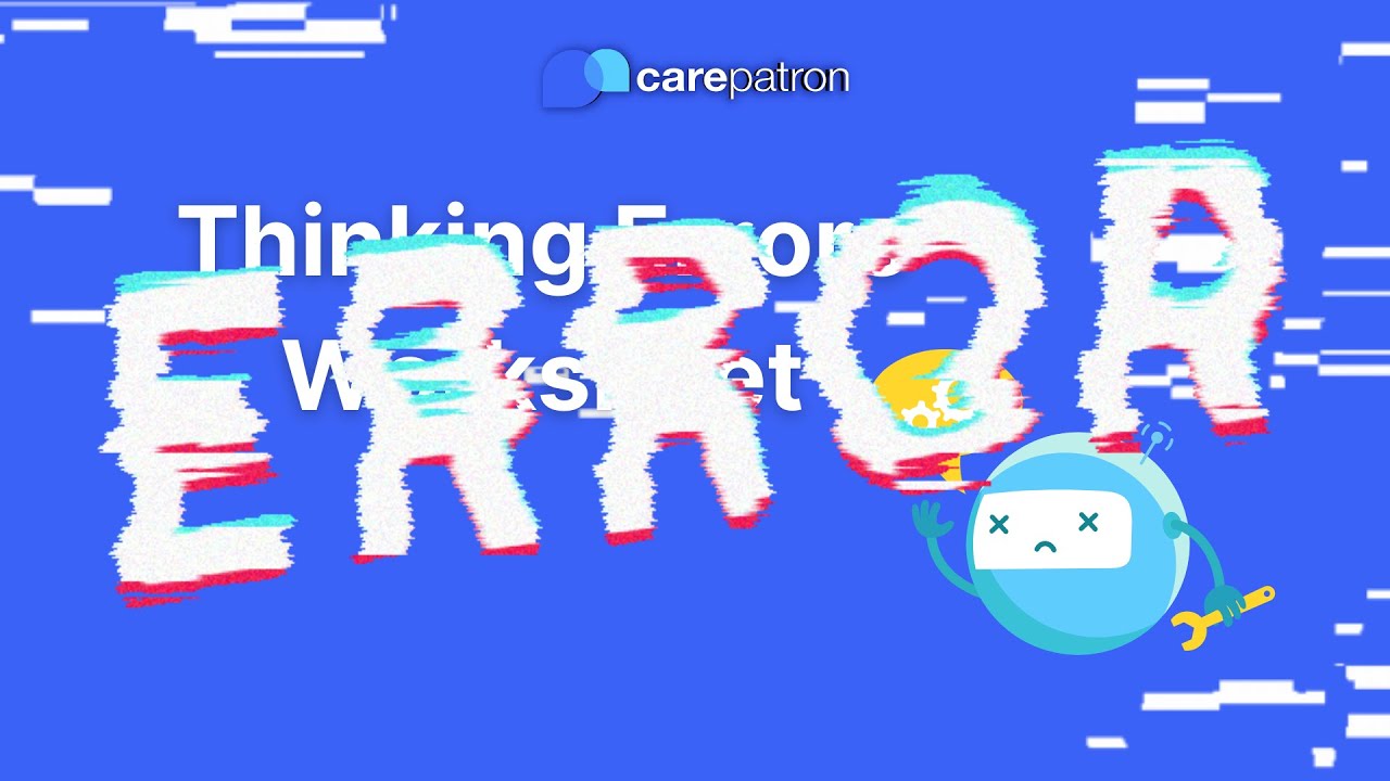 Thinking Errors Worksheet