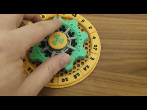 🚪 Fallout - Vault door fidget spinner and D20 roulette combo・ 3MF File ...