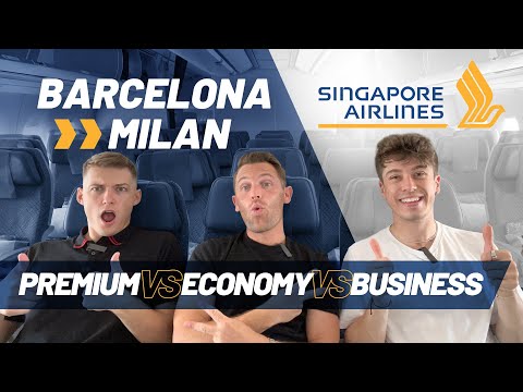 Flying an INCREDIBLE business class seat on a 1 hour flight! | Singapore Airlines 3 cabin comparison