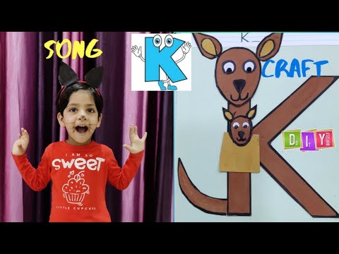 Letter C craft and song | Activities for Preschoolers | Kangaroo Craft| Mom ki Pathshala