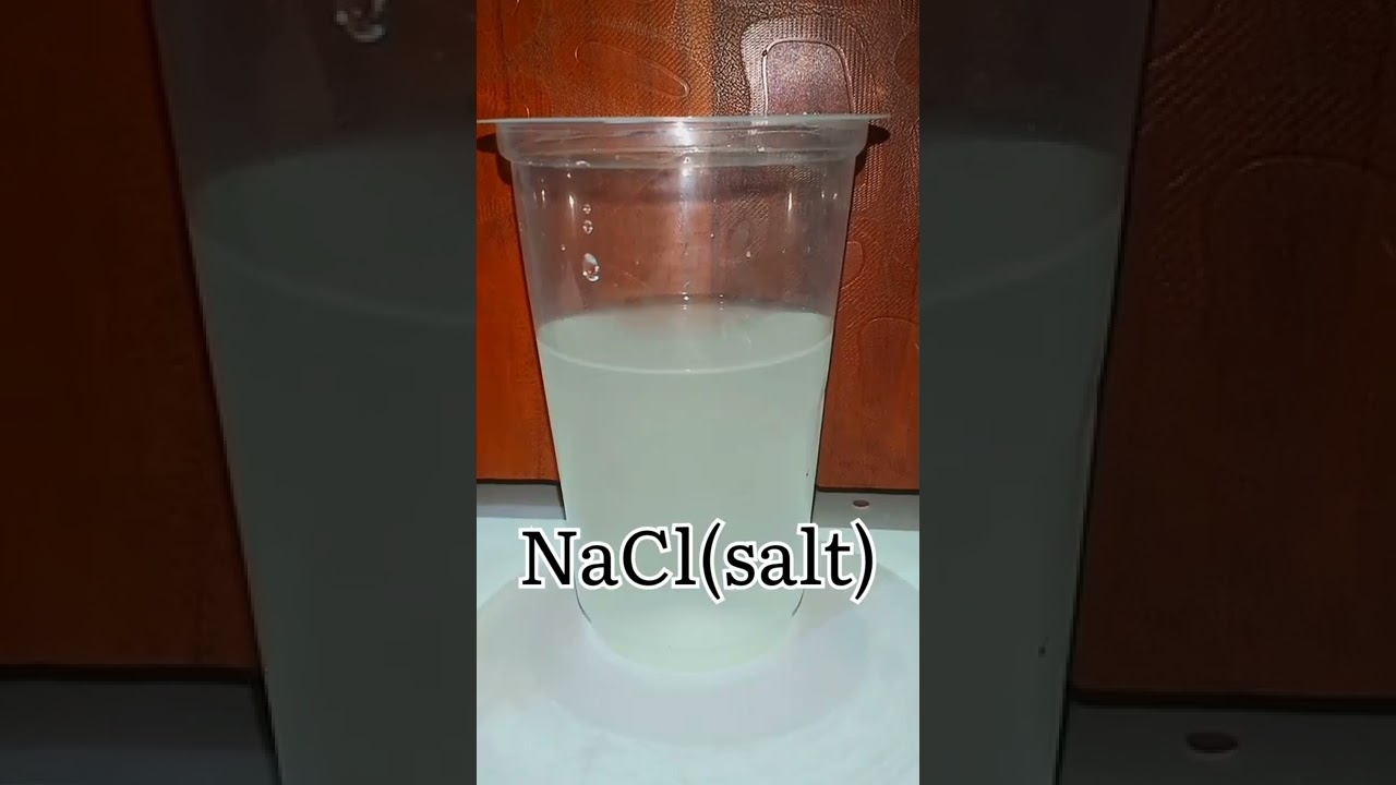 Simple and easy science experiments.Electrolysis of water with NaCl.#shorts #diy #experiment #dwe .