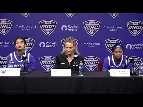 2025 MAC Women's Basketball Tournament: Buffalo Semifinal Press Conference (3.14.25)