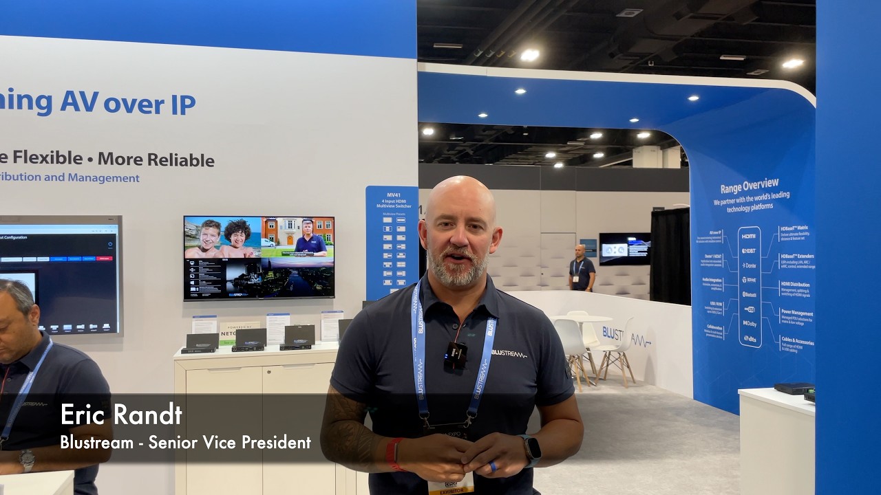 Blustream Booth Tour at CEDIA Expo 2025 | AV over IP, Dante & New Product Highlights