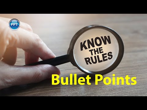 Bullet Point Rules
