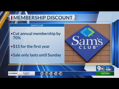 Sam's Club cuts membership to $15 before the holidays