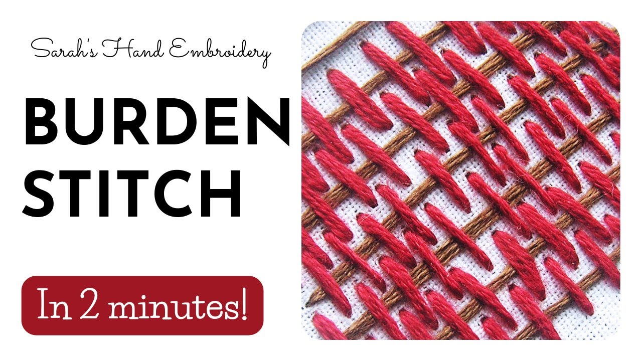 Video Library of Hand Embroidery Stitches - Sarah's Hand Embroidery