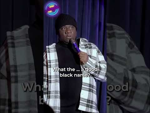 A white person with a black name 😂-Trixx | Full set-link in description #standup #crowdwork #funny