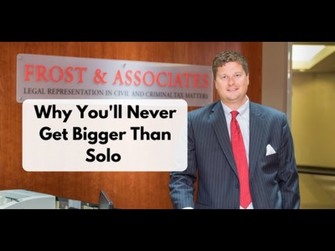 Why You'll Never Get Bigger Than Solo