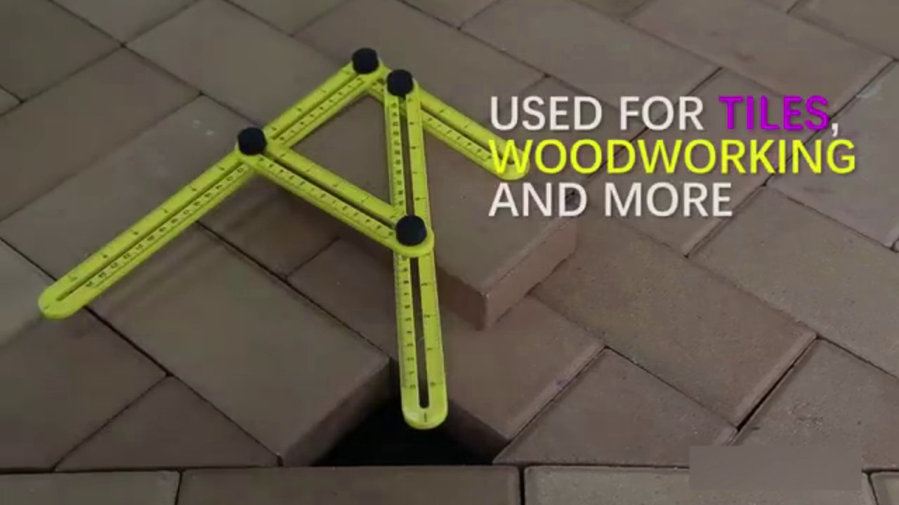 Magic Ruler Multi-Angle Ruler Floor & Tile Cutting Template