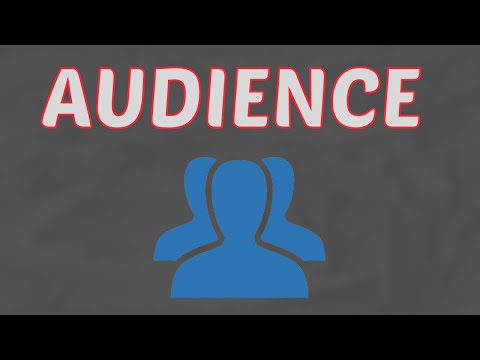 What Does AUDIENCE Means || Meanings And Definitions With Example in ENGLISH