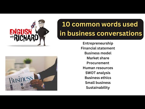 10 Business words to improve your meetings and business conversations