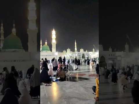 "Exploring the Magnificence of Gumbad-e-Khizra | Masjid-e-Nabwi | Islamic Architecture" #shorts