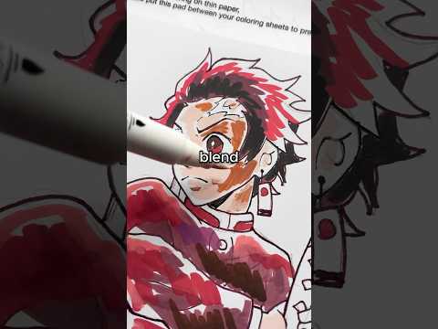 How to BLEND Acrylic Markers!! ππ¨ #arttutorial