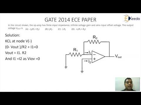OPAMP Basics Explained - Analog Circuits GATE Numerical Session 4 Video Lecture - Analog ...