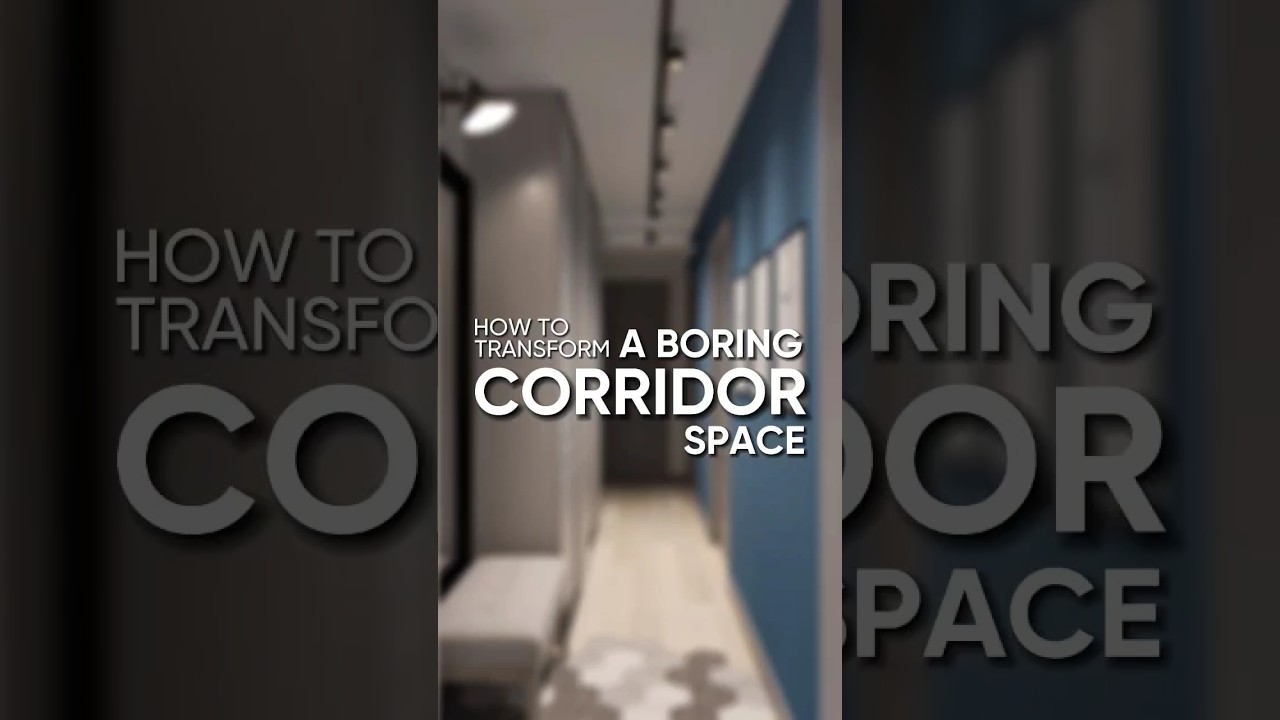 Transforming a Boring Corridor: Insider Secrets Revealed #interiordesign #interior