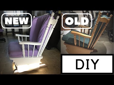 DIY Reupholster a Rocking Chair