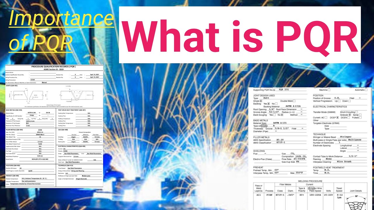 PQR | Procedure qualification record | pqr kya hota he | wps | welder qualification | #weldtech
