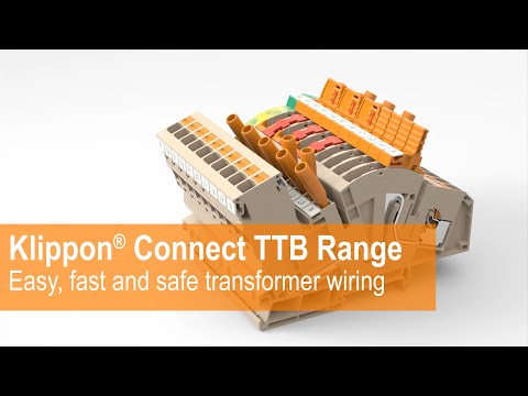Klippon® Connect pluggable TTB-Range for instrument transformer wiring