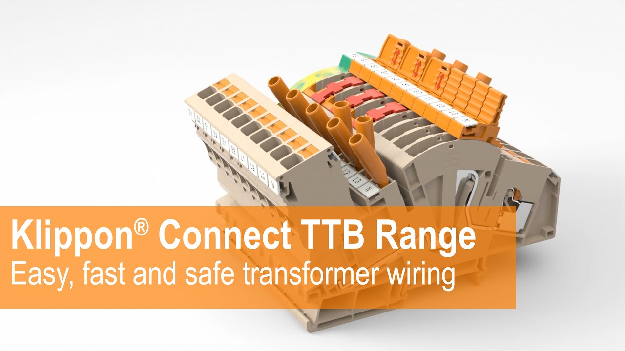 Klippon measuring transformer disconnect terminal blocks - Safe wiring