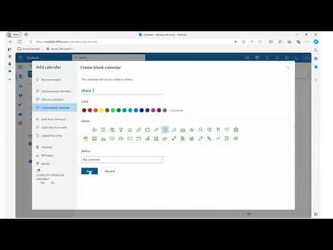 Outlook   Create a Shared Calendar