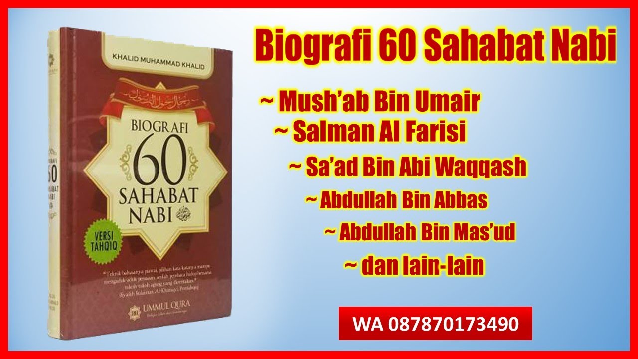 Review Buku Biografi 60 Sahabat Nabi Shallallaahu 'Alayhi Wasallam