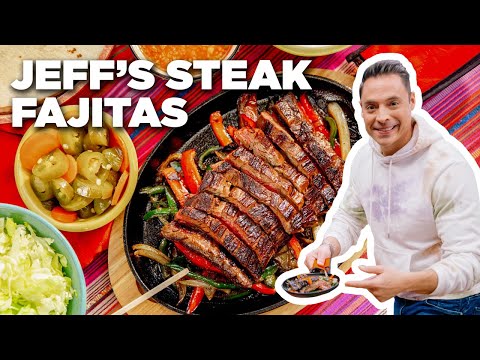 How to Make Skirt Steak Fajitas with Jeff Mauro | The Kitchen | Food Network