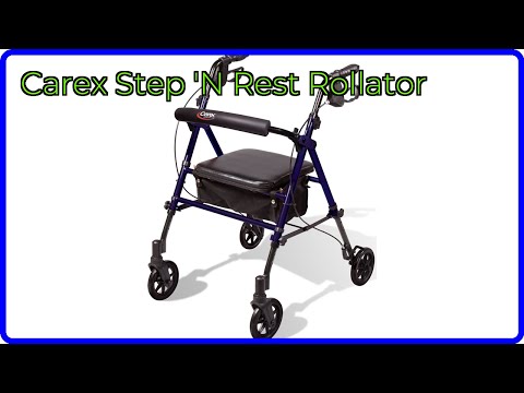 REVIEW (2025): Carex Step 'N Rest Rollator. ESSENTIAL details.