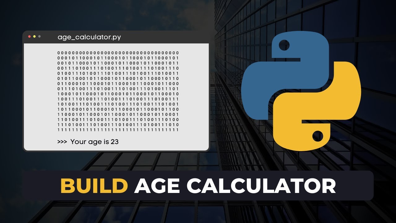 How to Build a Simple Age Calculator in Python