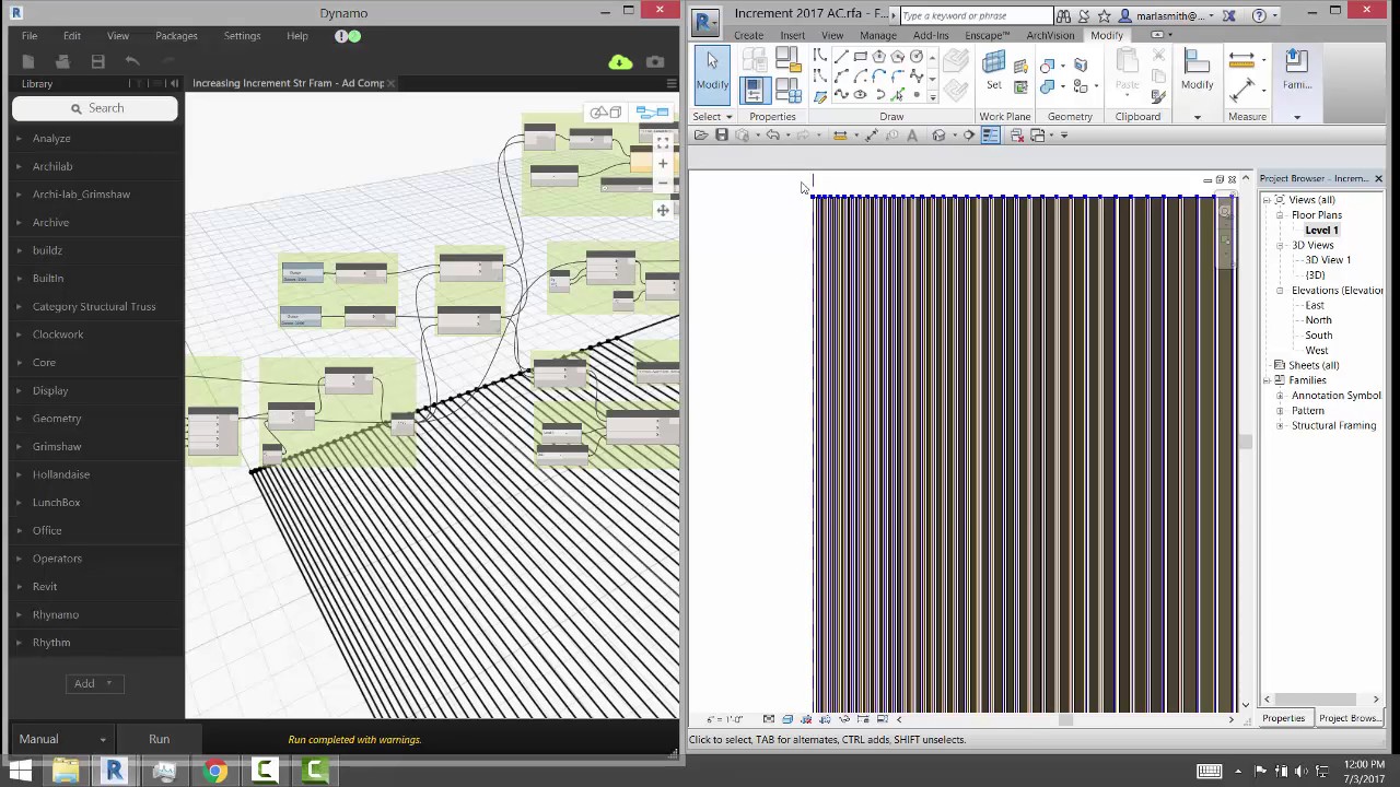 02 Structural Framing Incremental Placement Dynamo