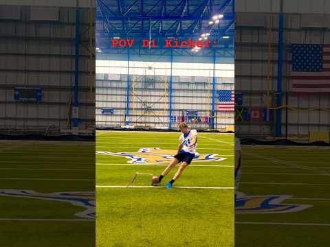SDSU Freshman Kicker Ryan Harrington drills a field goal ✅ #d1 #collegefootball #kicker #futbol #fcs