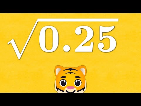Square Root 0.25