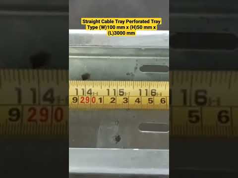 Straight Cable Tray Perforated Tray Type (W)100 mm x (H)50 mm x (L)3000 mm #shorts
