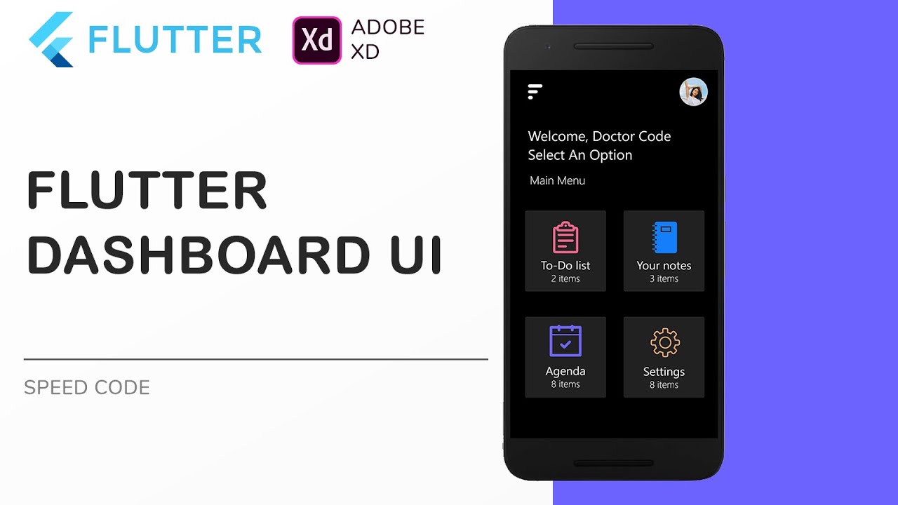 Flutter Speed Coding: Dashboard App