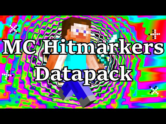 MC Hitmarkers Datapack v1.3 [MC 1.13-1.20.X] Minecraft Data Pack