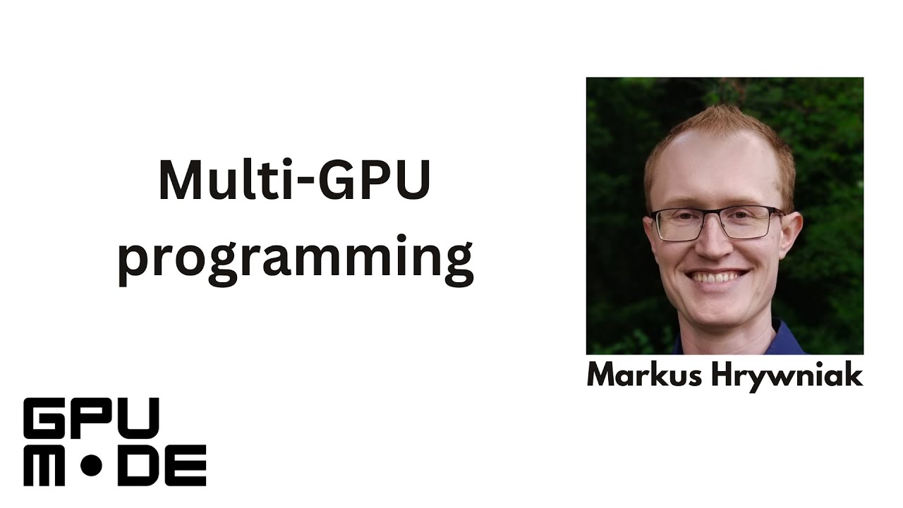 Multi-GPU programming
