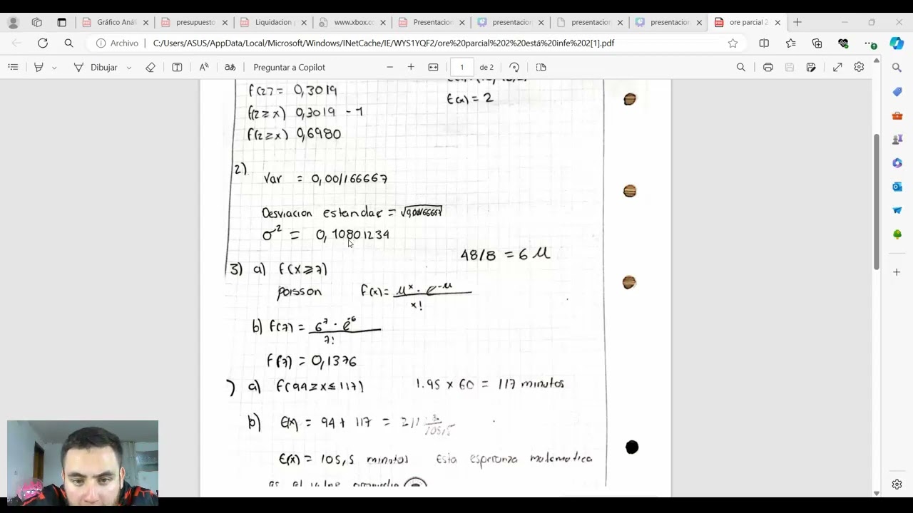 Pre parcial 2 está infe 2 pdf segundo corte video