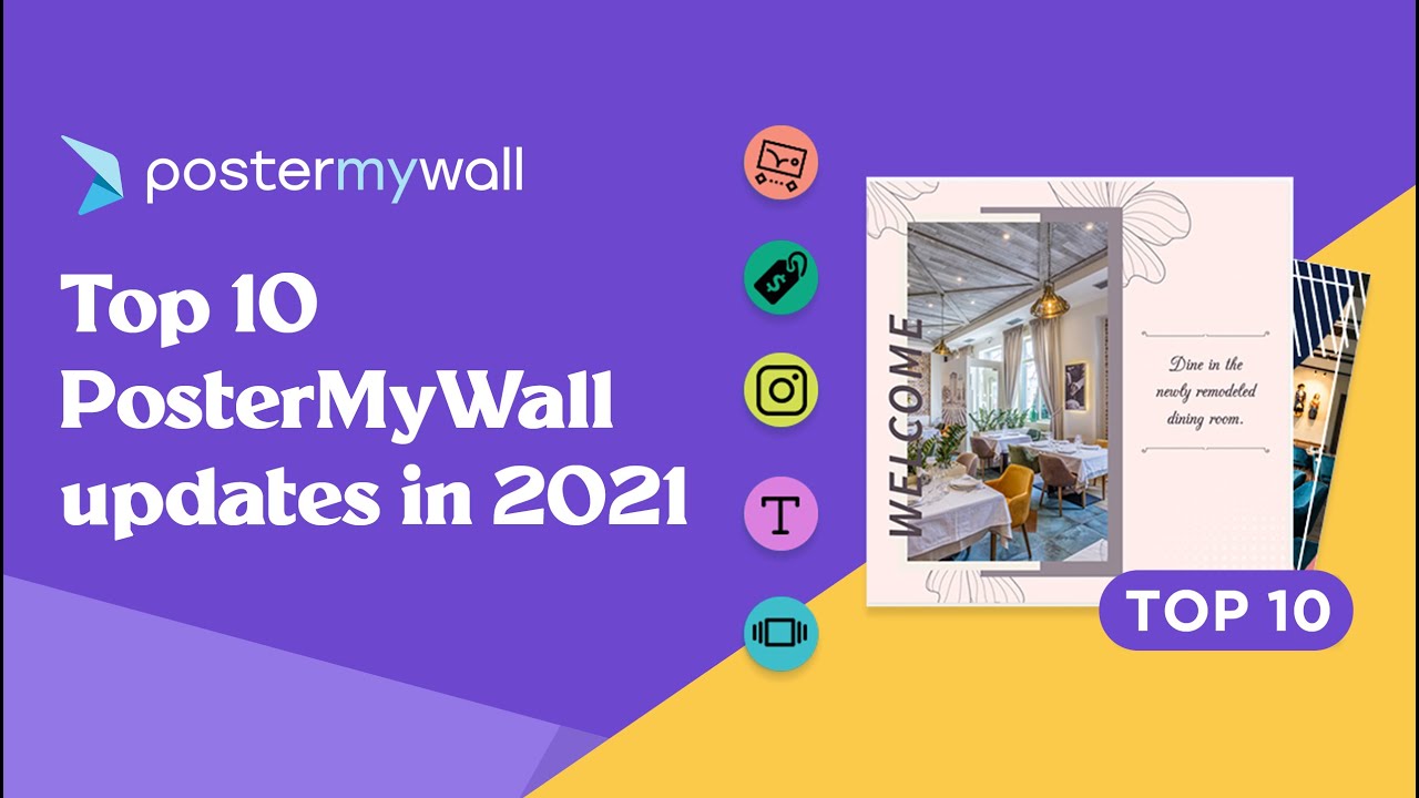 Top 10 PosterMyWall Updates in 2021