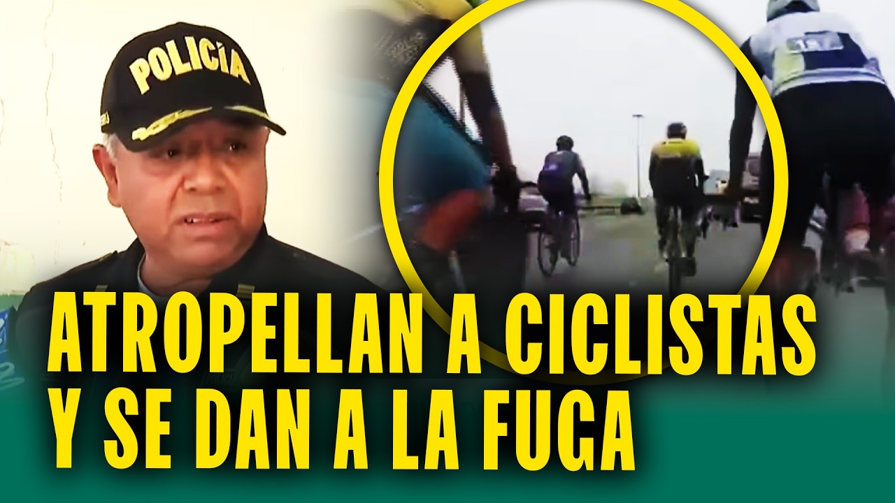 Atropellan a dos ciclistas en plena Panamericana Sur y se dan a la fuga